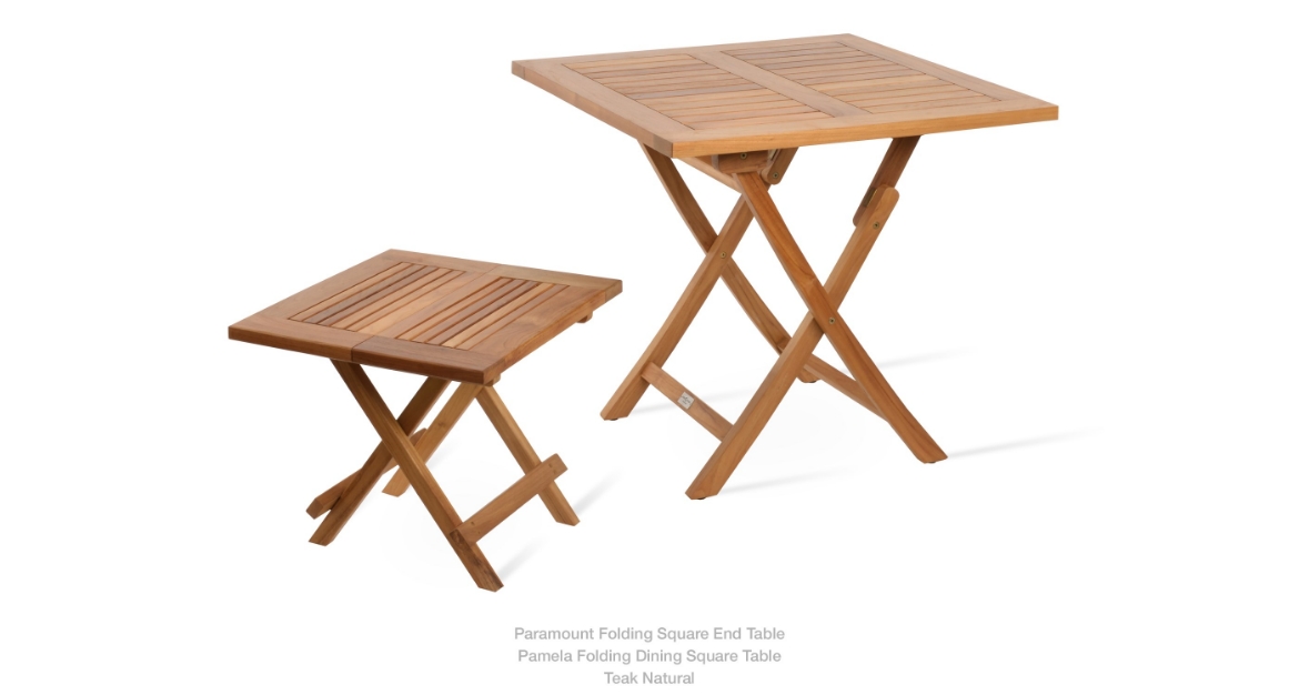 sohoConcept-Pamela Teak Folding Square Dining Table
