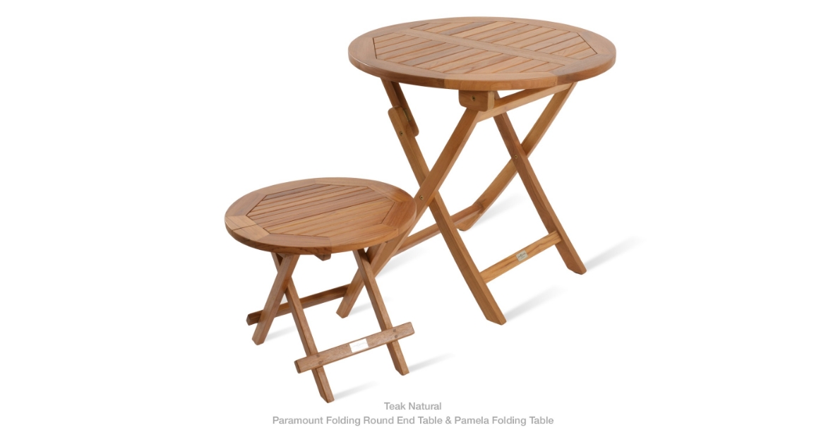 sohoConcept-Pamela Teak Folding Round Dining Table