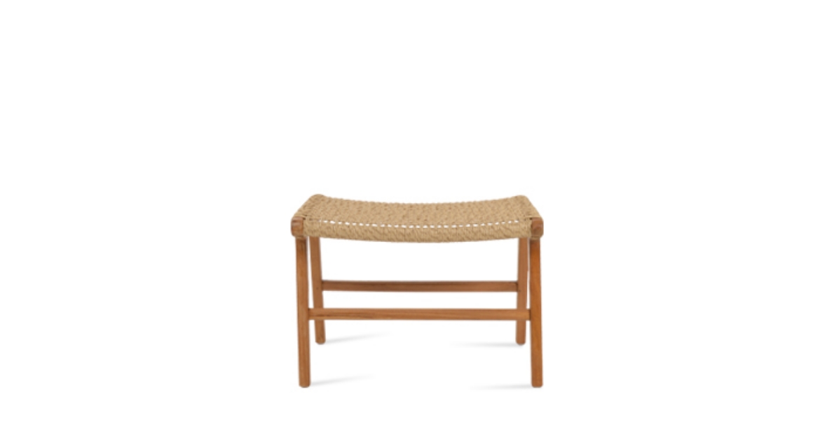 sohoConcept-Calava Teak Ottoman
